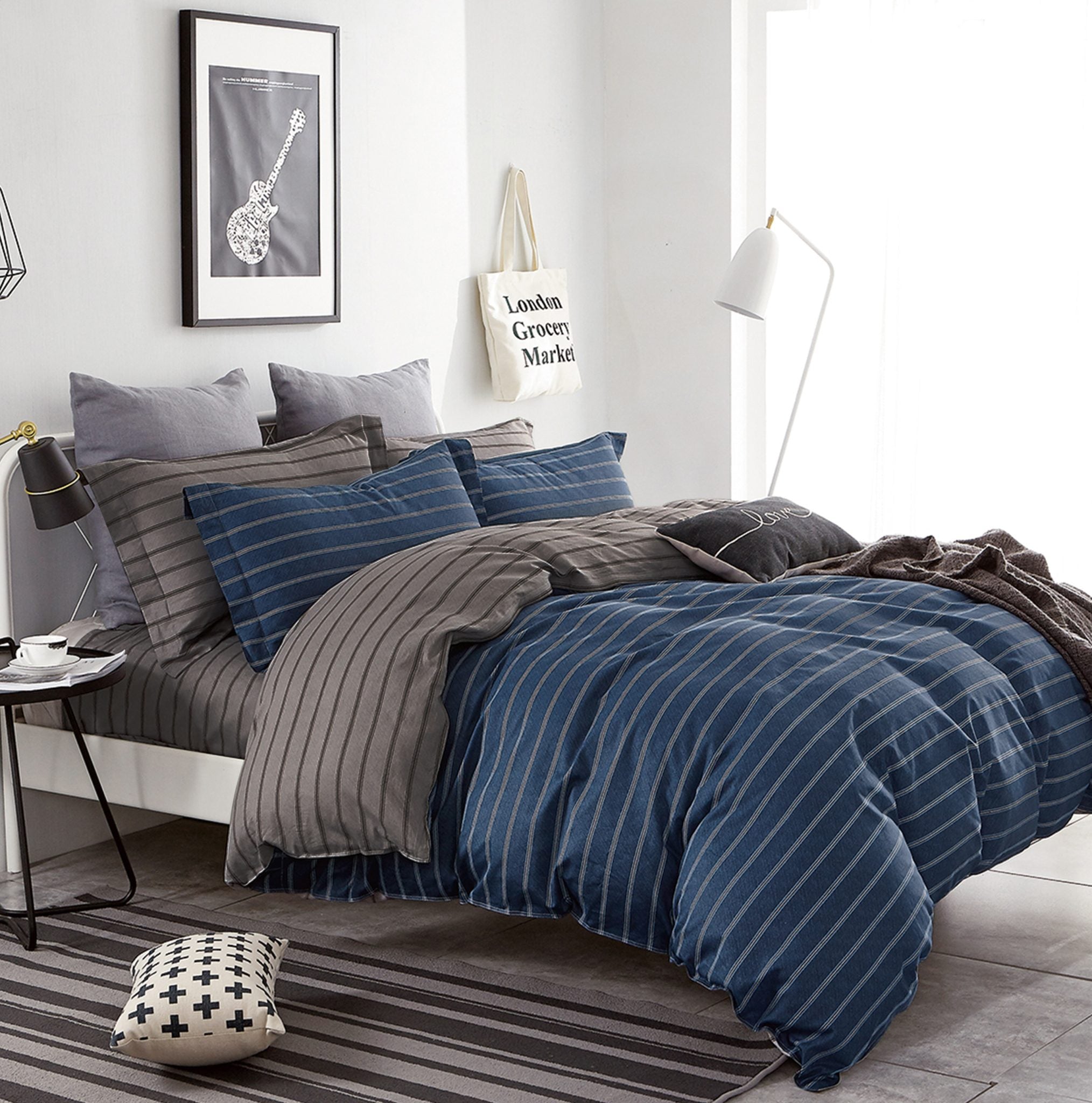 Oliver QUILT COVER SET – Lux Living Australia